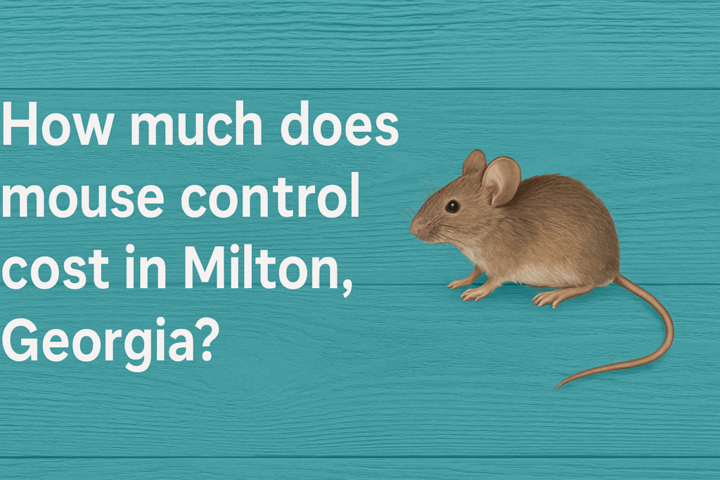 How Much Does Mouse Control Cost in Milton, Georgia? Anthem Pest Control