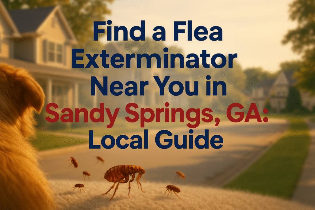 Flea Exterminator Sandy Springs Georgia | Cost & Local Guide