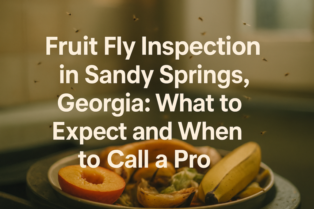Fruit Fly Inspection Sandy Springs | Local Expert Guides