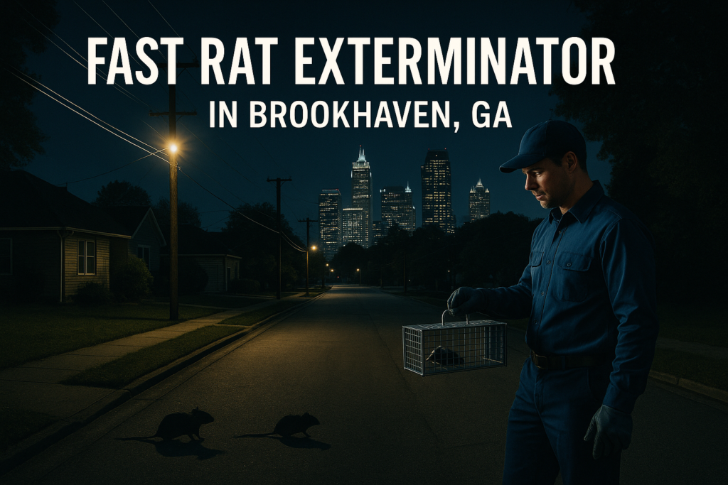 Rat Exterminator Brookhaven, GA | Fast Same-Day Removal