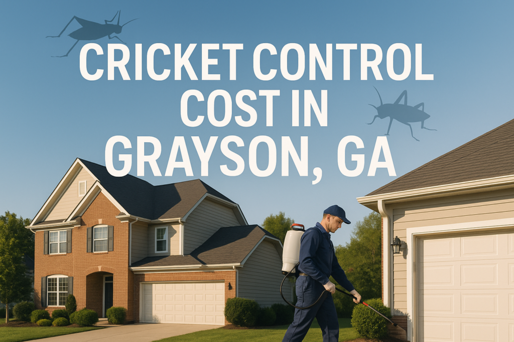 Cricket Control Cost Grayson, GA | 2026 Pricing Guide
